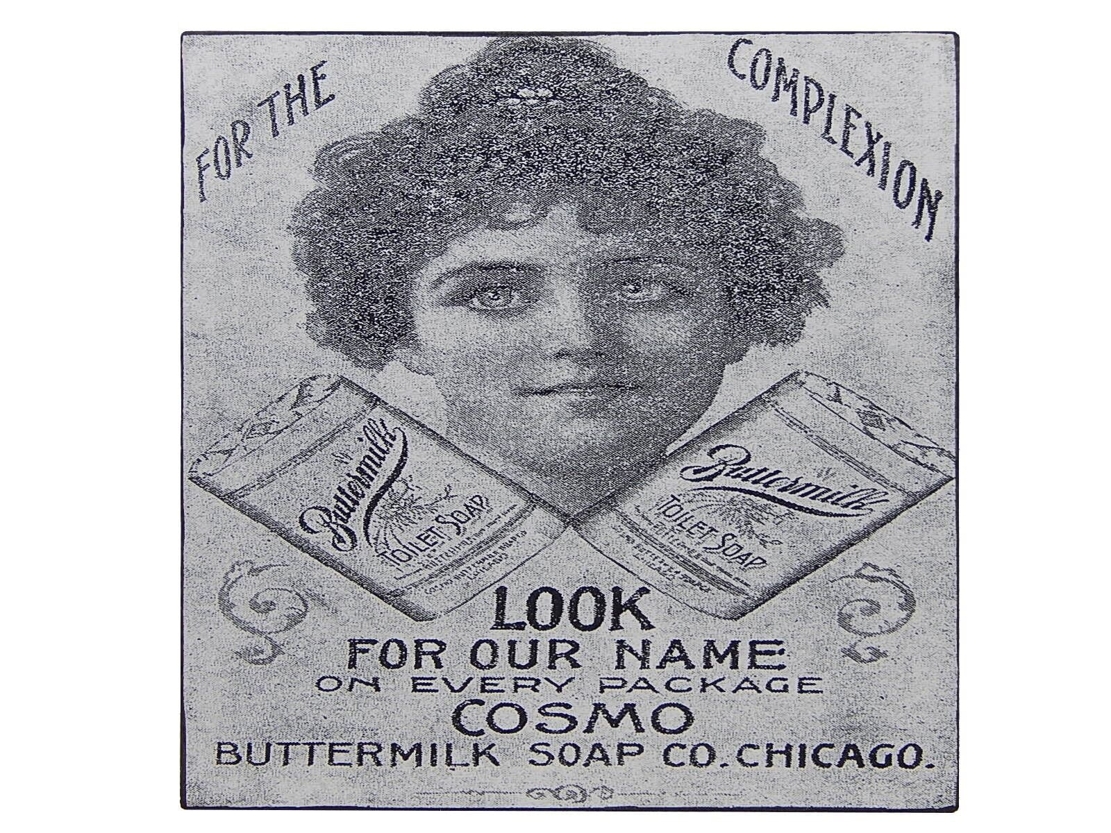 Buttermilk Toilet Soap Vintage Bathroom Sign Shelf Sitter Wall Art ...