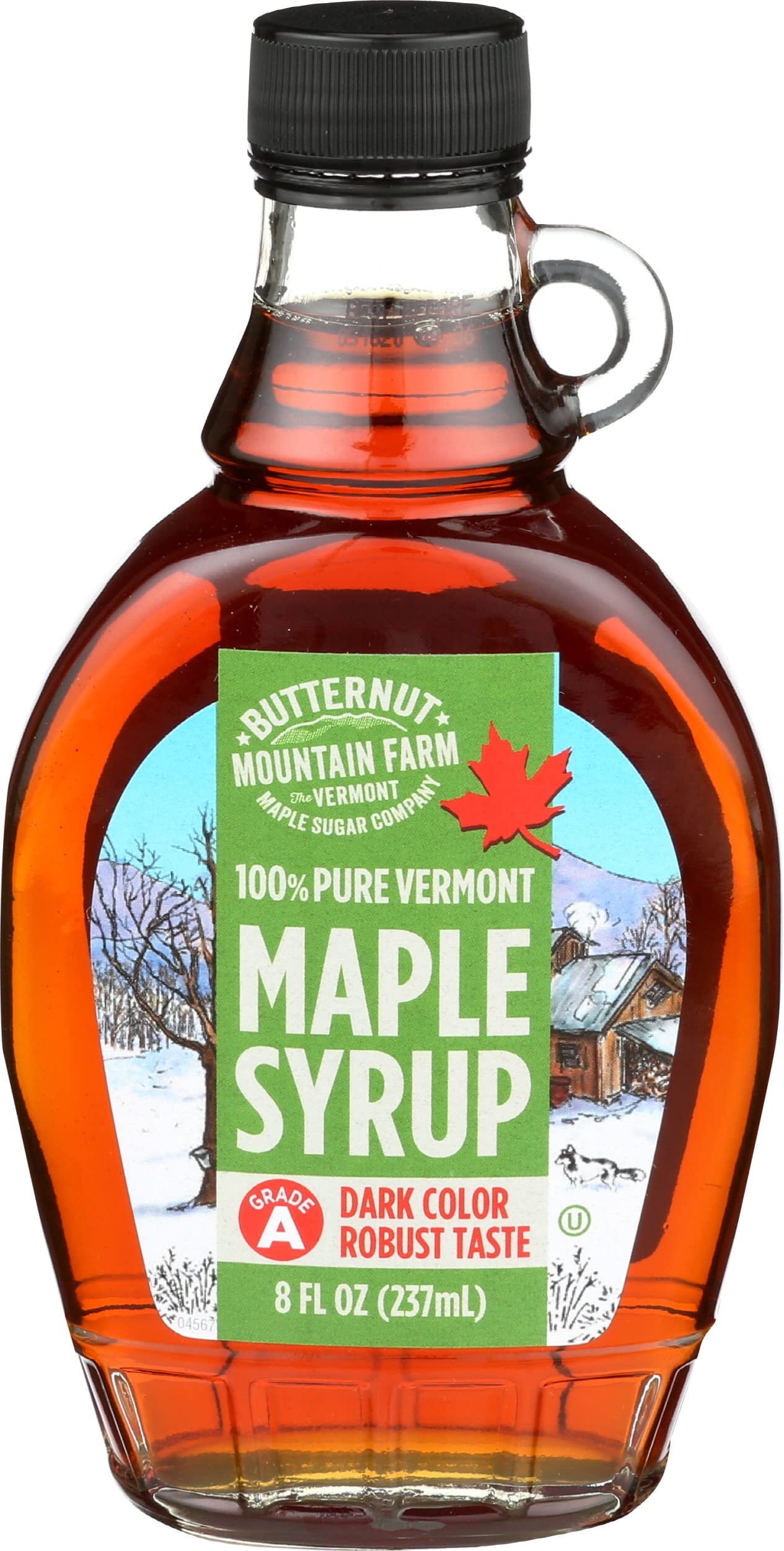 Butternut Mountain Farm Robust BDF32 Dark Maple Syrup, 8 FZ - Walmart.com