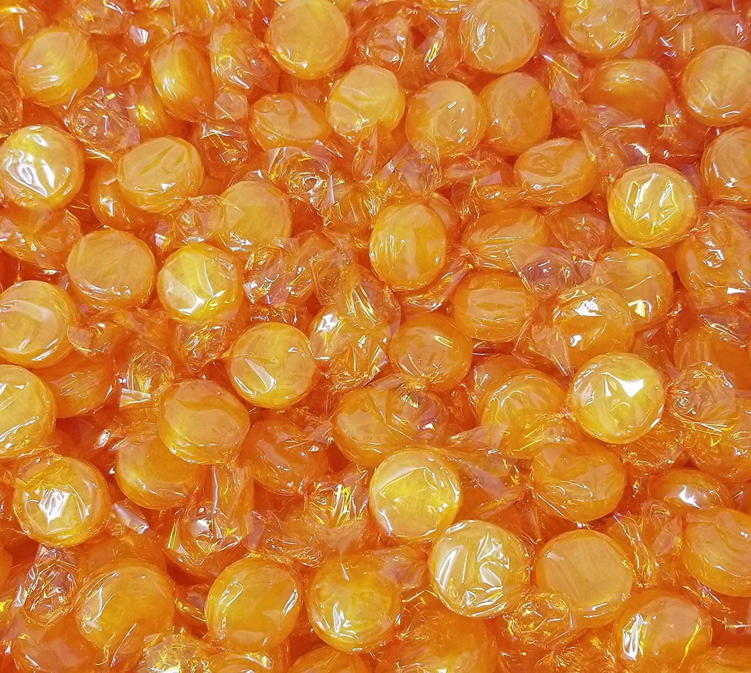 Butterscotch Disks Hard Candy, Individually Wrapped Retro Candy Bulk ...