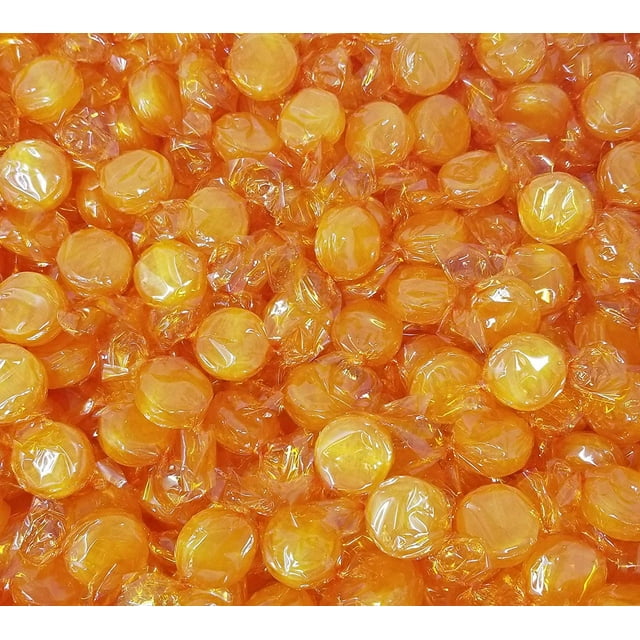 Butterscotch Disks Hard Candy, Individually Wrapped Retro Candy Bulk ...