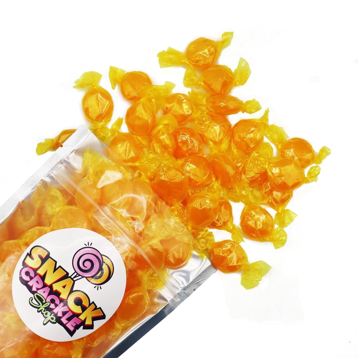Snack Crackle Shop Butterscotch Hard Candy Individually Wrapped 300 ...
