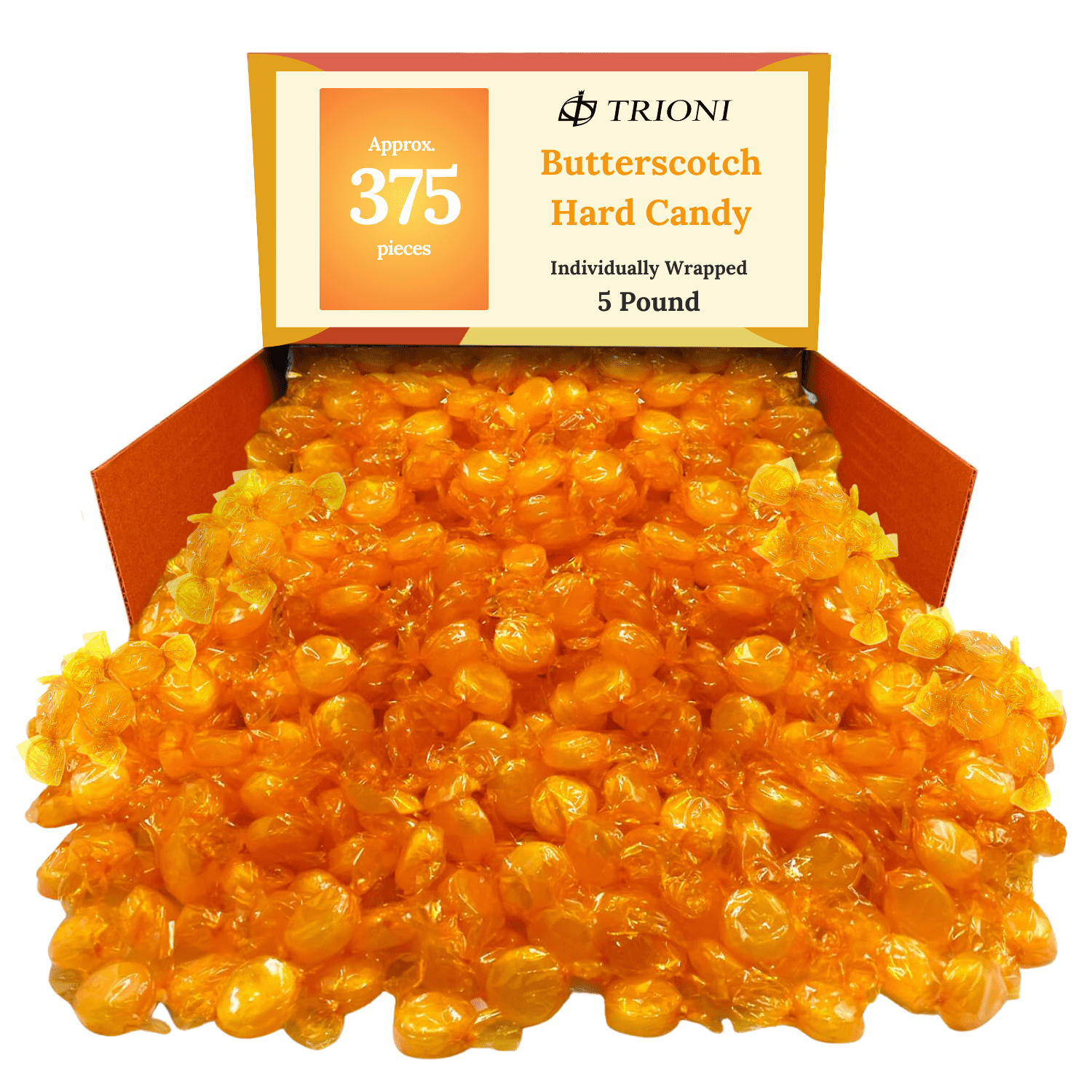 Butterscotch Hard Candy Individually Wrapped - 5 LB of Butter Scotch ...