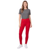 Buttery Smooth Basic Solid Leggings - EEVEE Red One Size Regular ...