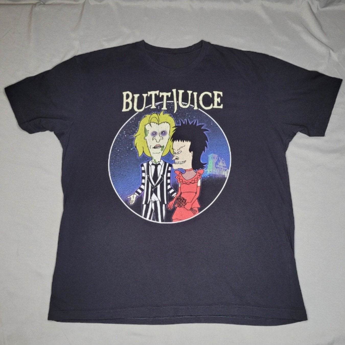 Buttjuice Shirt Adult Black Beavis And Butthead Beetlejuice Lydia ...