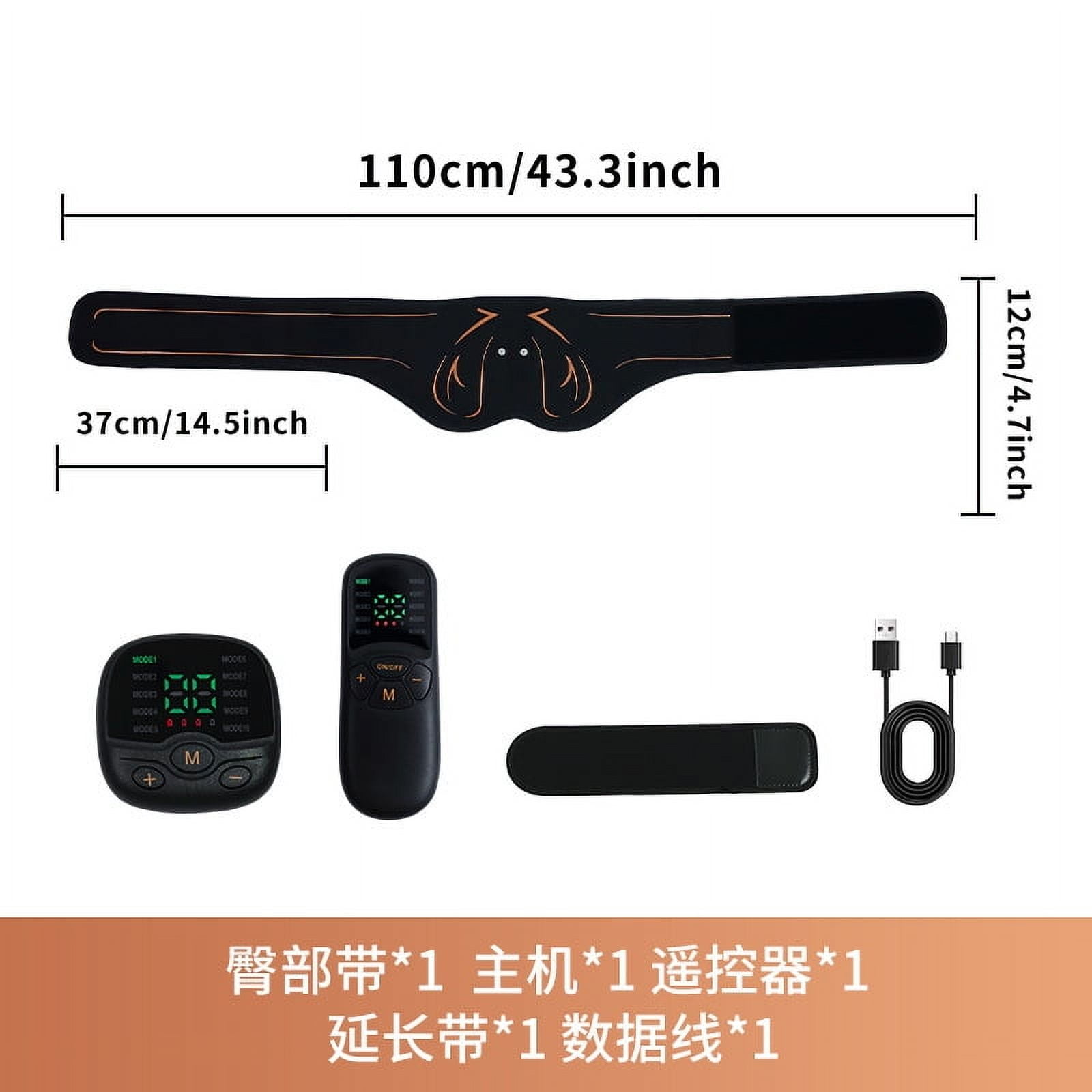 Buttock Trainer 6 Modes Hip Glute Toner EMS Muscle Stimulator Booty ...