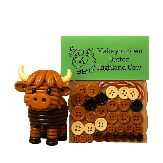 Button Animal Craft Set Animal Decoration With Step By Step Guide Ideal ...