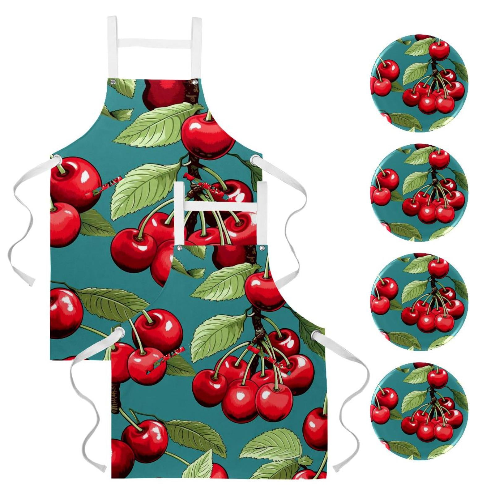 Button Art 2 Pack Waterproof Apron with Pockets and Badges - Button Set ...