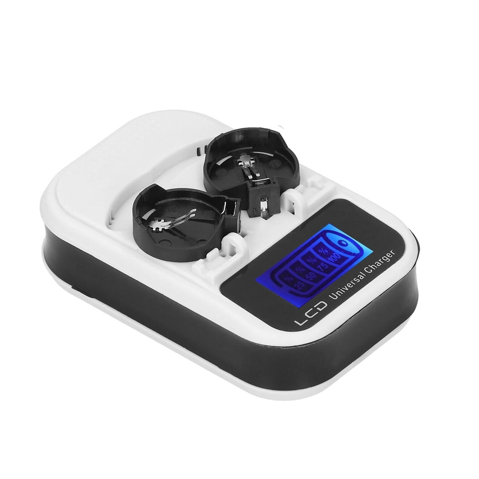 Button Battery Charger, 3.6V LCD Button Battery Charger for LIR2016 ...