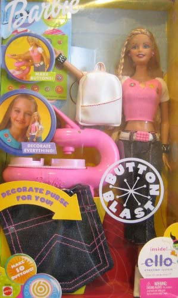 Button Blast Barbie Doll 2002 Mattel 56946 - Walmart.com