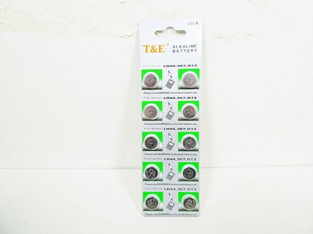 Button Cell Batteries AG 13 10 piece Electronics Coin Battery - Walmart.com