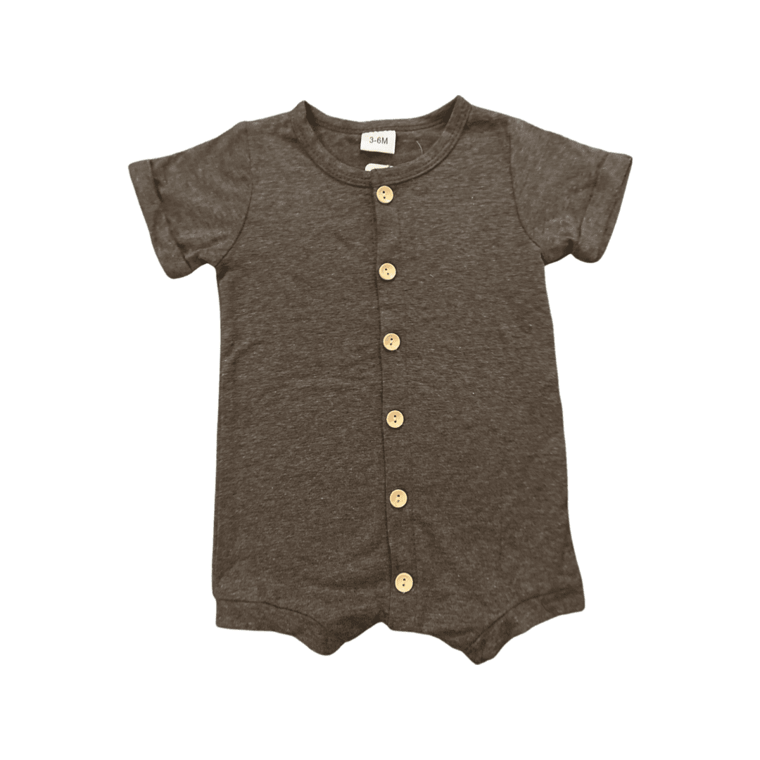 Button Down Onesie - Walmart.com