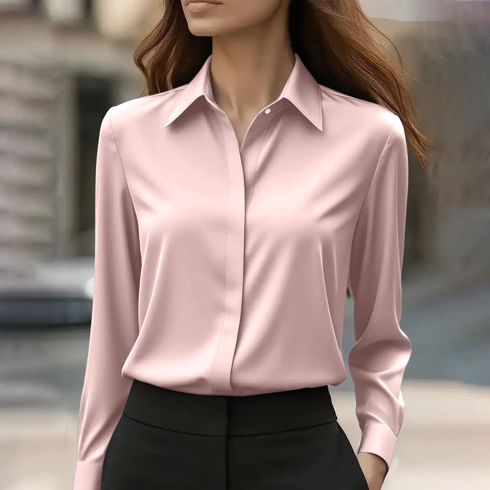 Button Down Shirts For Women Wrinkle Resistance Dress Shirts For Women ...