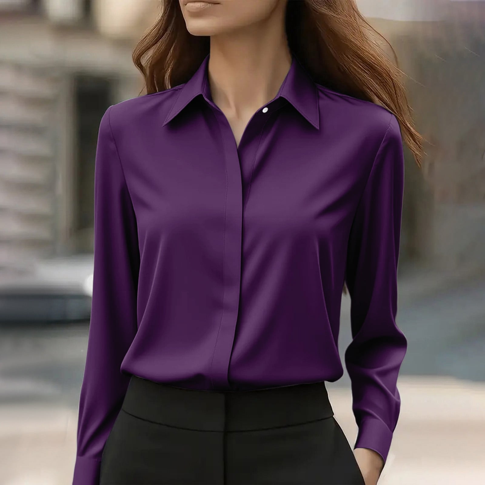 Button Down Shirts For Women Wrinkle Resistance Dress Shirts For Women ...