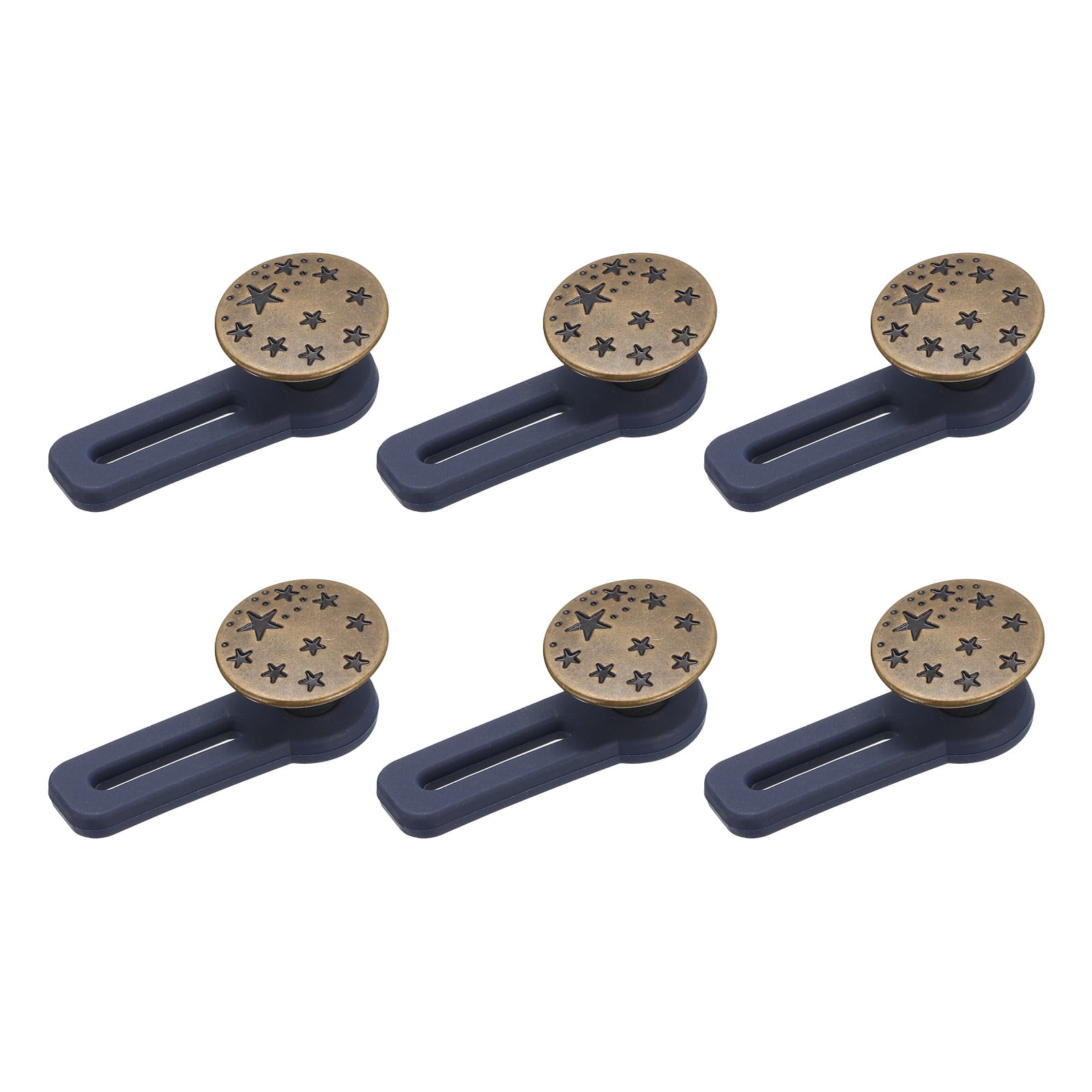 Button Extenders, 6pack - Alloy & Silicone Button Extenders for Jean ...