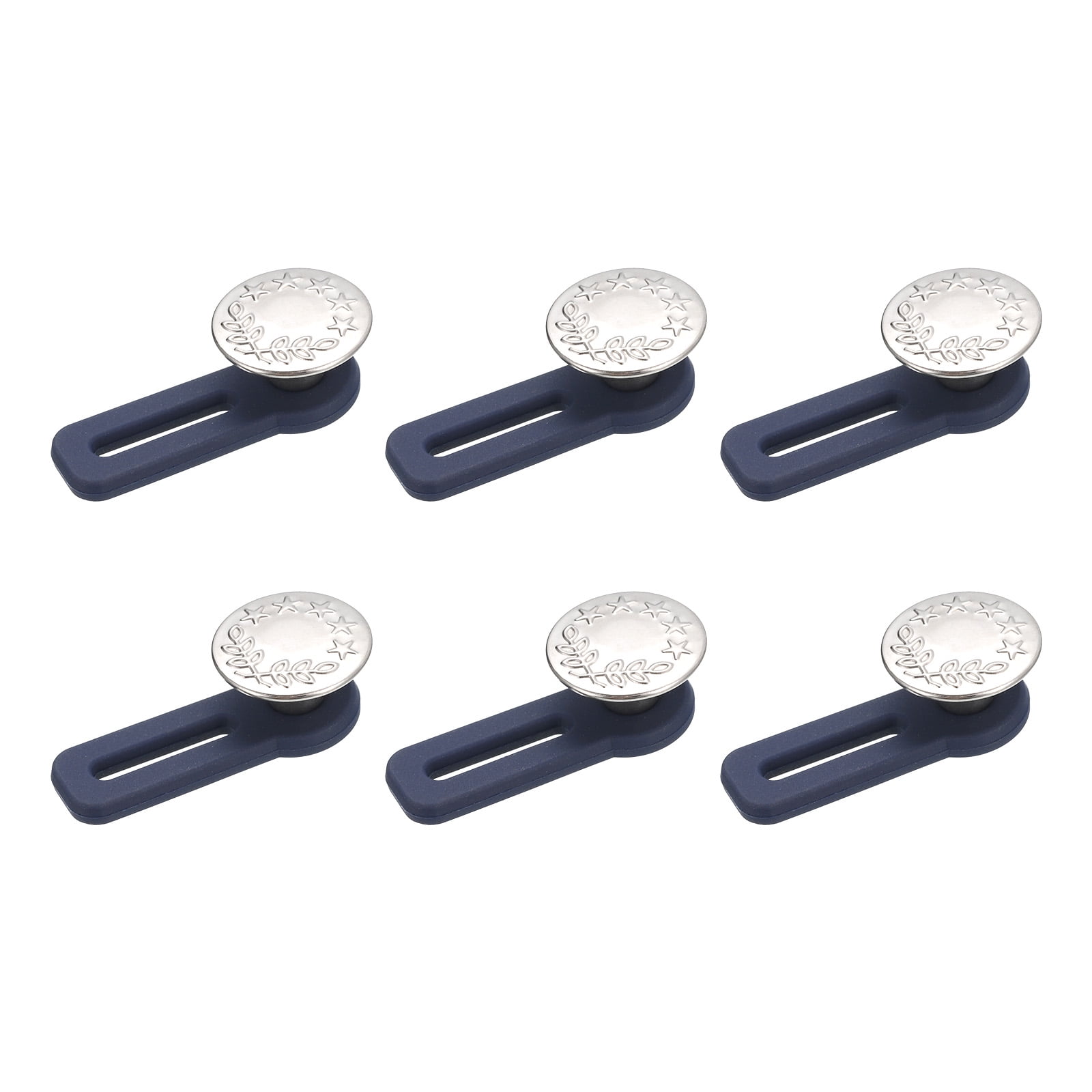 Button Extenders, 6pack - Button Extenders for Jeans(Silver,1.38 ...
