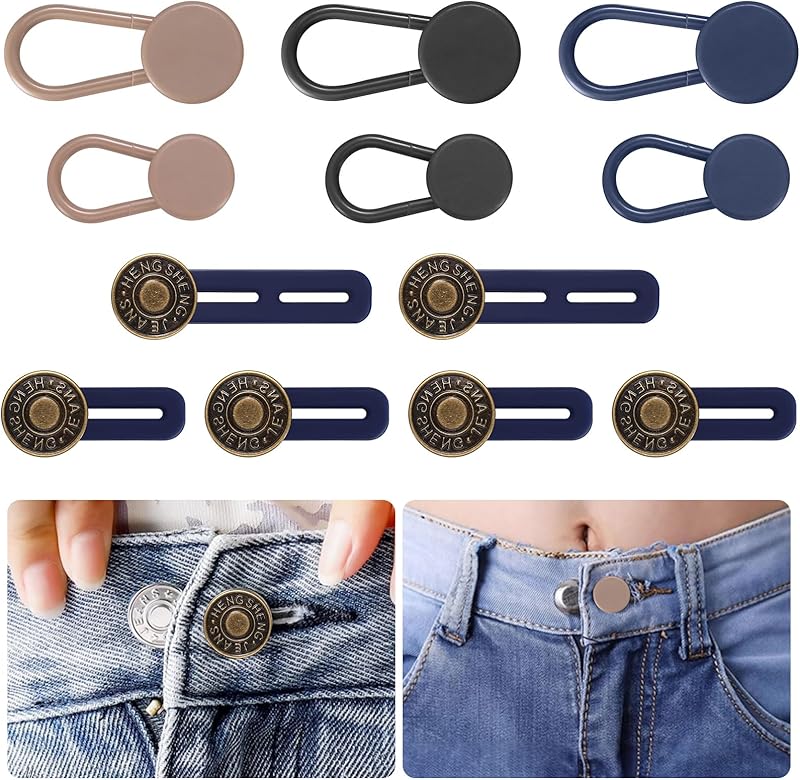 Button Extenders for Jeans, 6pcs Pants Extender Button for Women Men ...