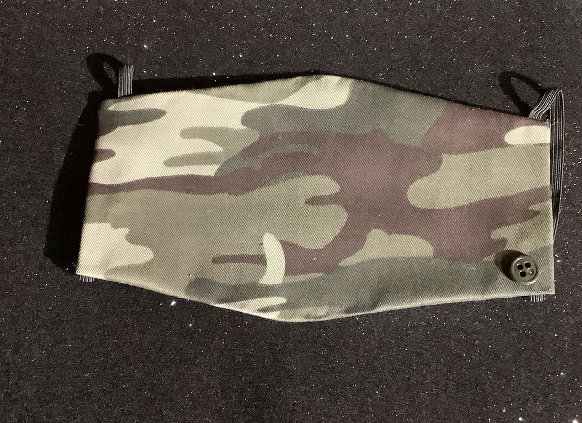 Button Face Mask Camo - Walmart.com