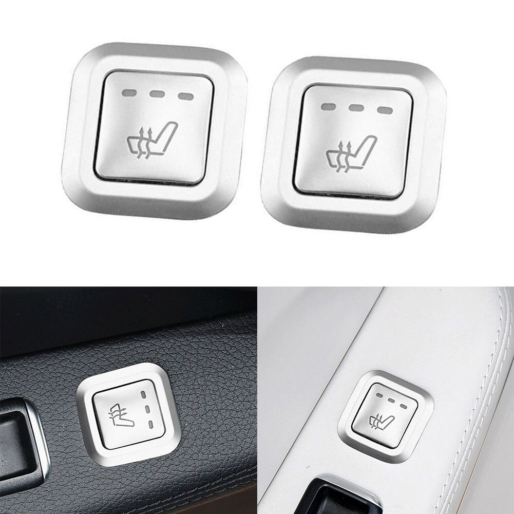 Button Frame Cover Stylish Trim Useful Accessories Backseat Heating Hot ...