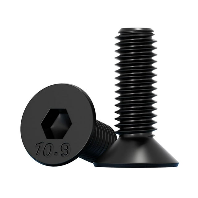 Button Head Socket Cap Screws, Allen Socket Drive, Black Oxide, Grade ...