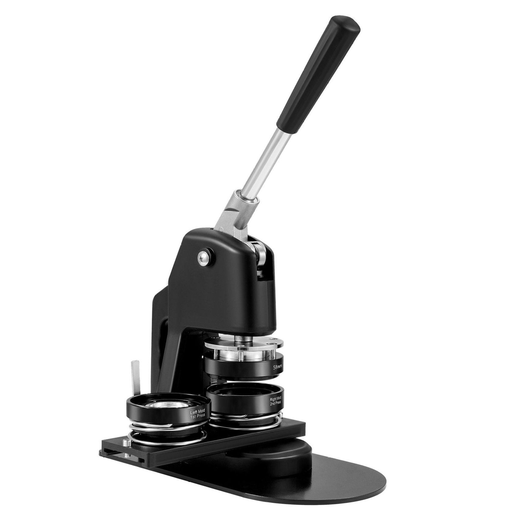 Button Maker Machine 1" + 2.25", Badge Pin Maker Kit with 500 Parts - 2 ...