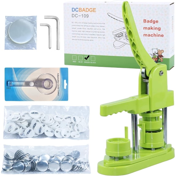 Button Maker Machine 32mm (1.25 in) for DIY ,Installation- Pin Maker ...