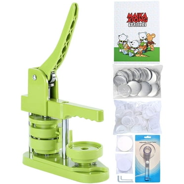 Button Badge Maker Machine 32mm (1.26in) DIY Round Pin Maker Kit Button ...