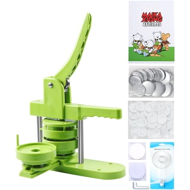 Button Badge Maker Machine 32mm (1.26in) DIY Round Pin Maker Kit Button ...
