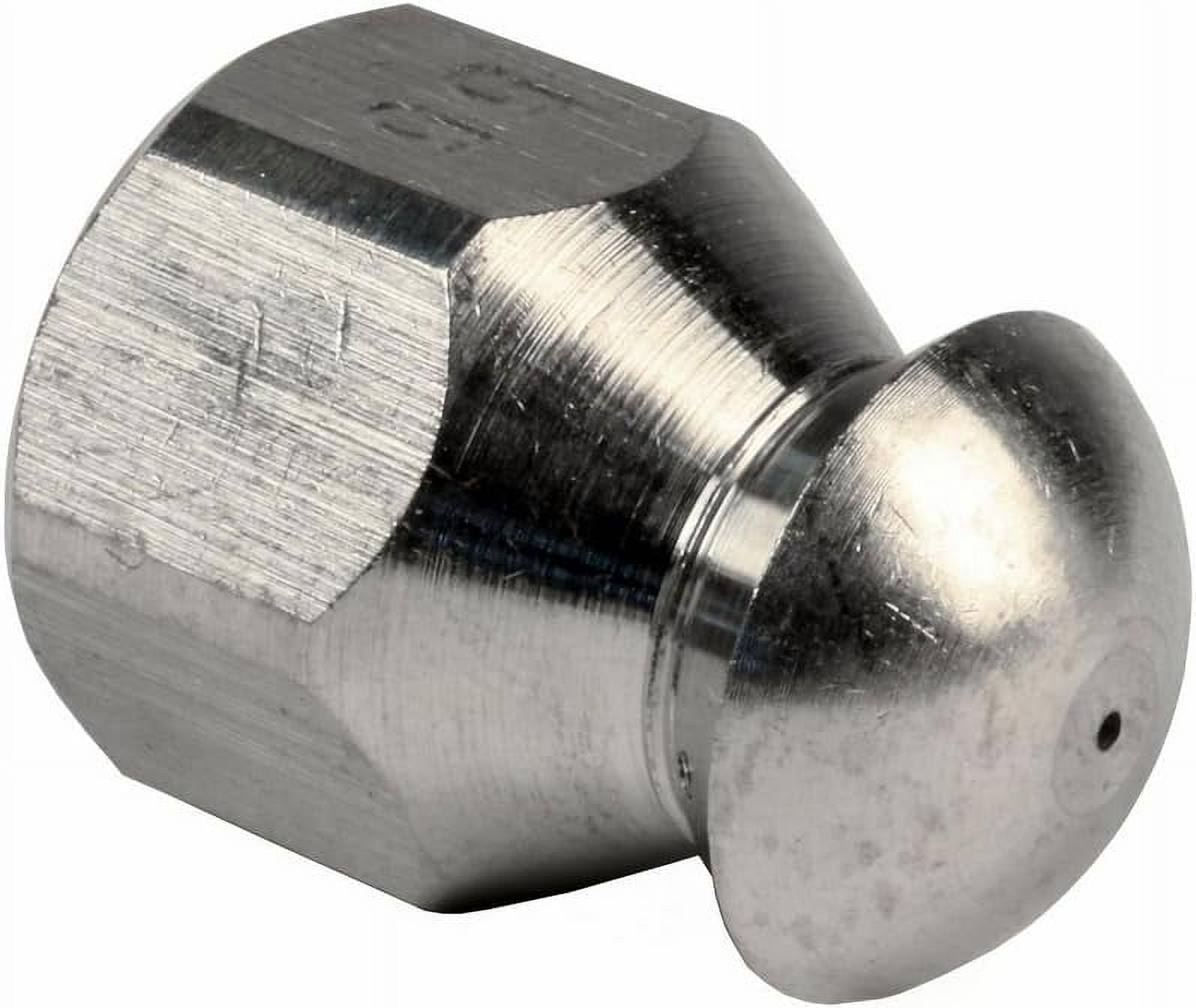 Button Nose 1/4-inch Drain Cleaning Nozzle 5.5 Orifice 5500 PSI ...