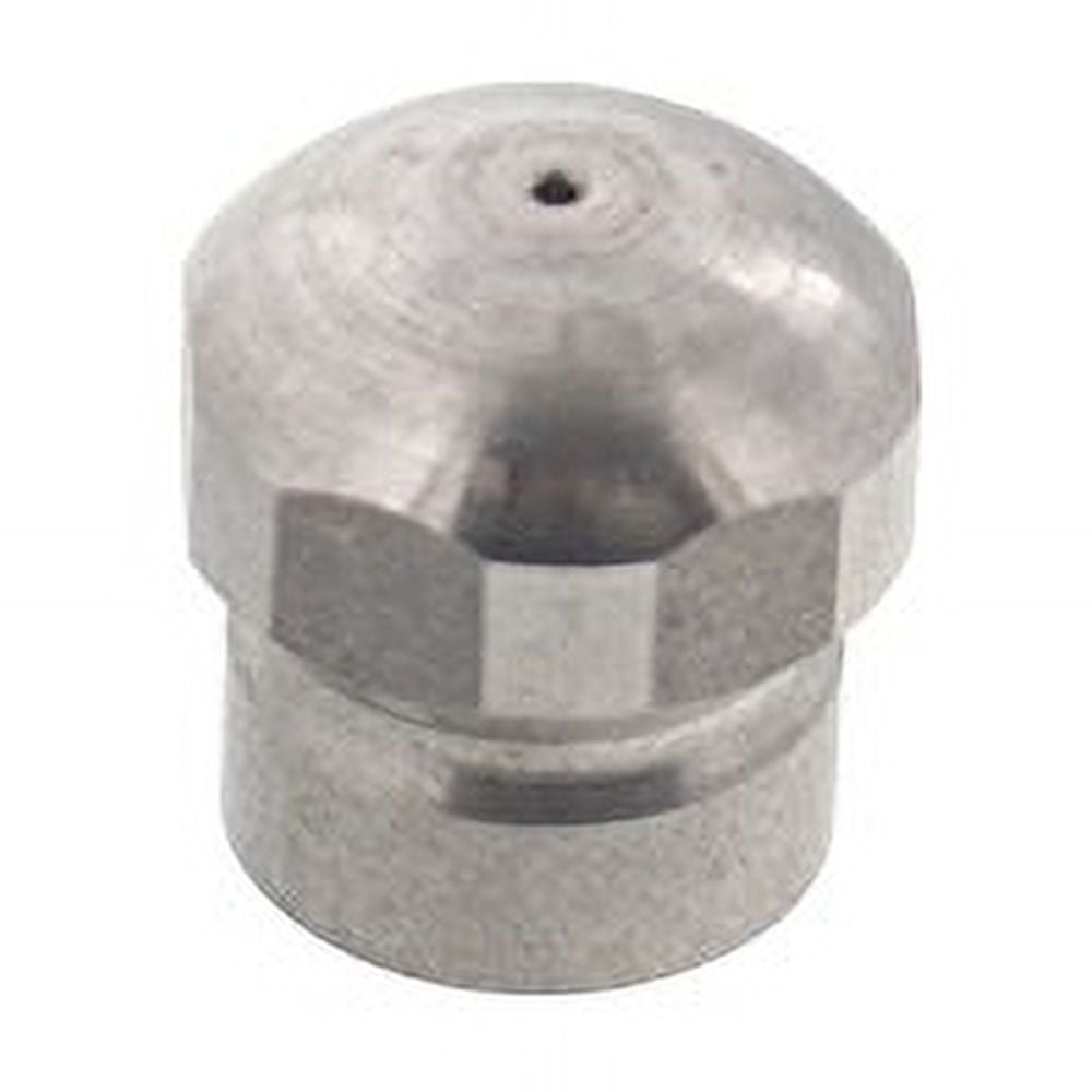 Button Nose 1/8" Drain Cleaning Nozzle 6.0 Orifice 5500 PSI Stainless ...