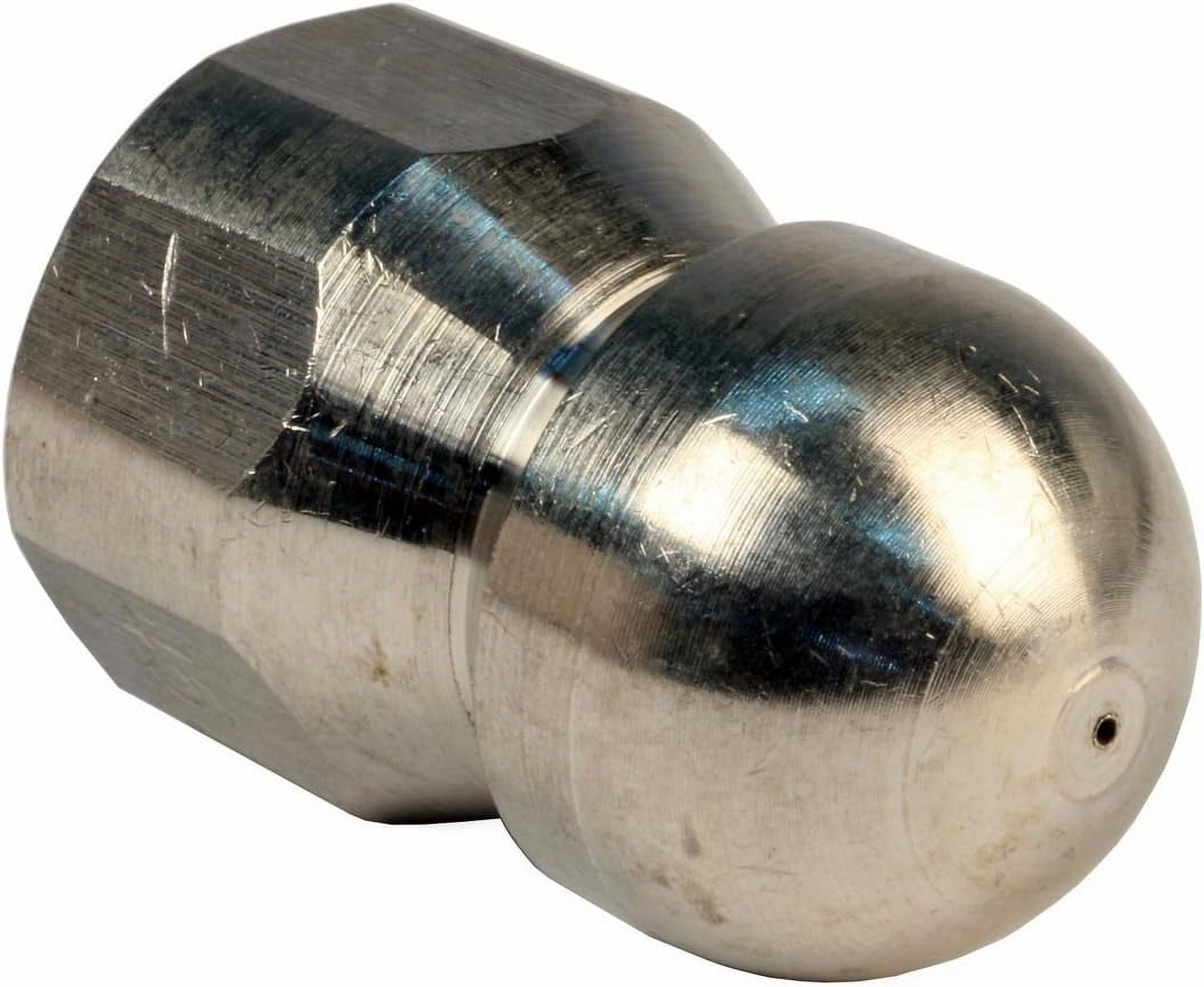 Button Nose 3/8" F 4.5 Orifice Laser Fixed Sewer Jetter Nozzle 4000 PSI ...