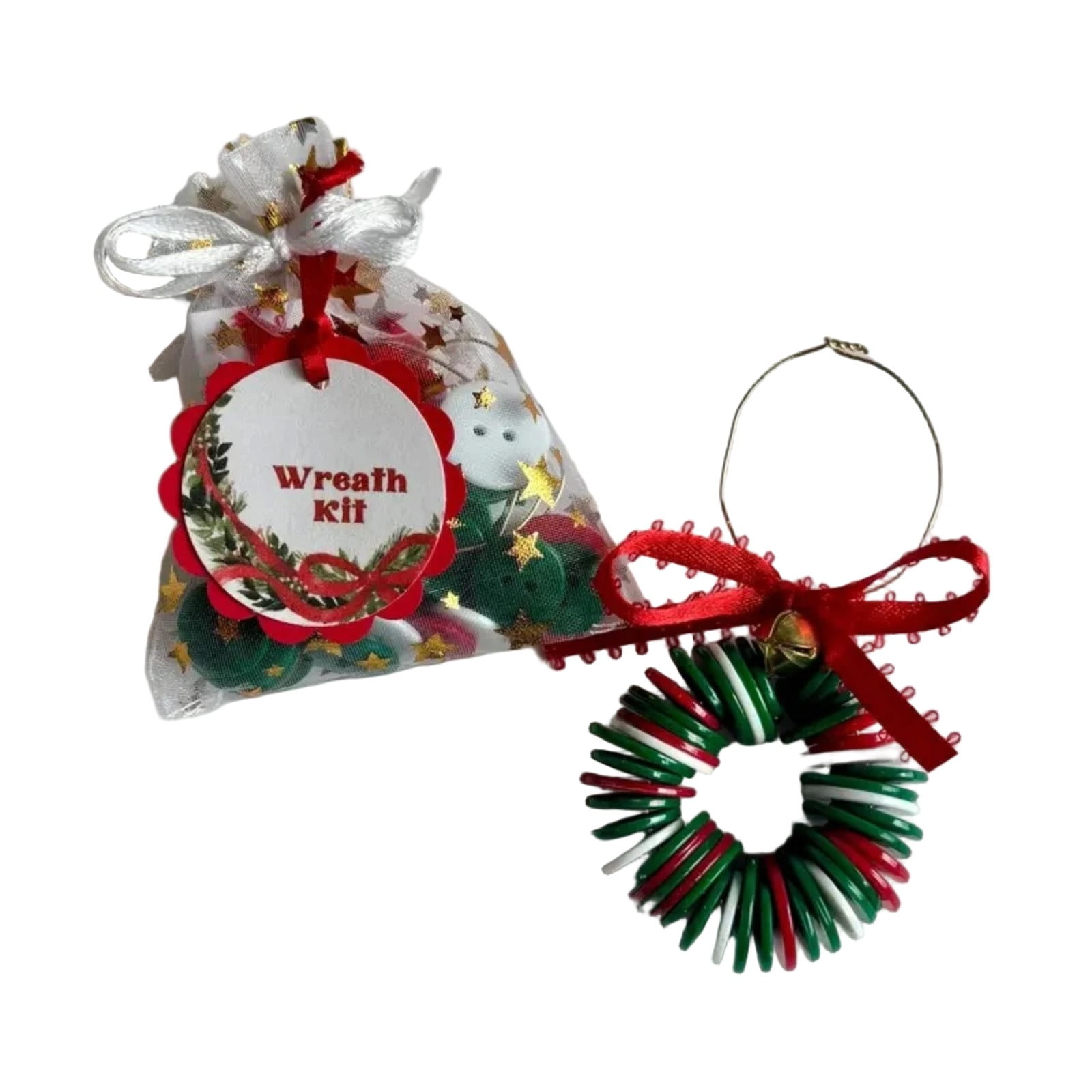 Button Ornament Kits - 3 Inches Diy Decoration Set for Craft Making ...