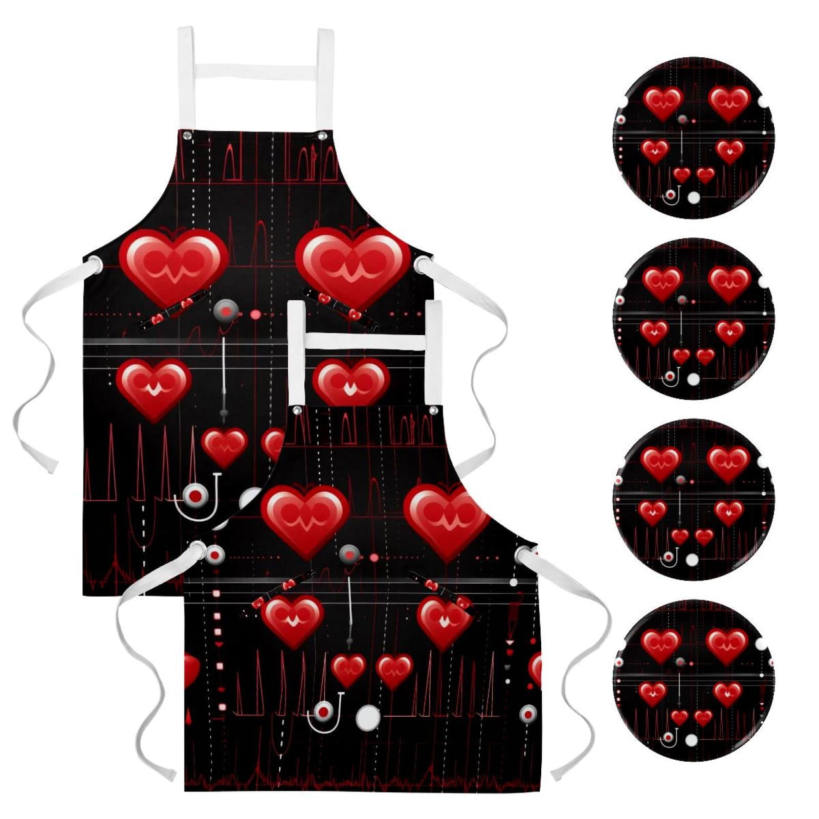 Button Set, Chef Apron, Art Apron - 2 Pack Waterproof Pin Set with ...