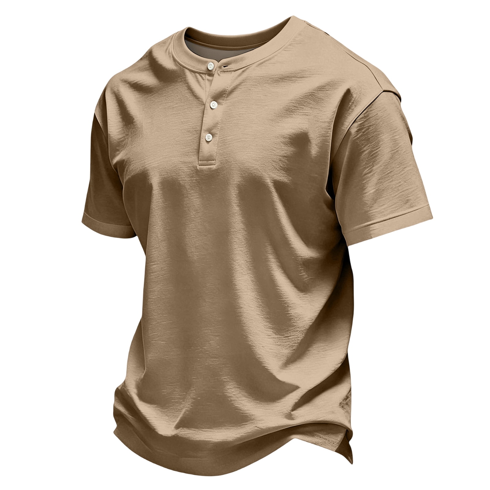 Button Down Shirt for men with Short Sleeves and Lightweight Fabric ...