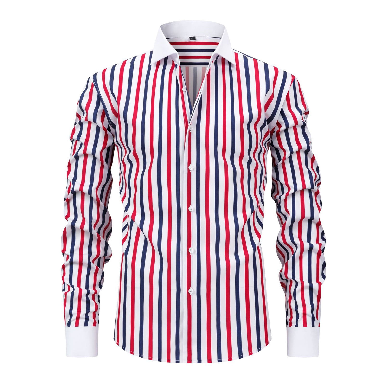 Button Down Shirts for Men， Men's Long Sleeved Shirt With A Collar And ...