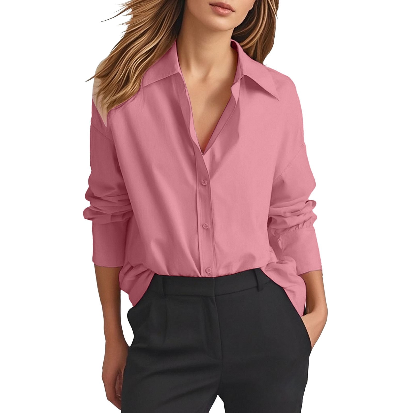 Button Down Shirts for Women! Comdrip Women's 2025 New Women's Clothing ...