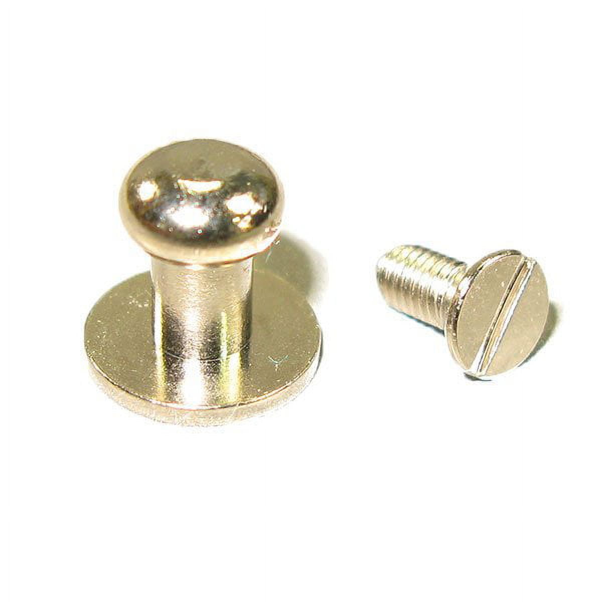 Button Studs Screwback 10 Pack 6mm / Nickel - Walmart.com