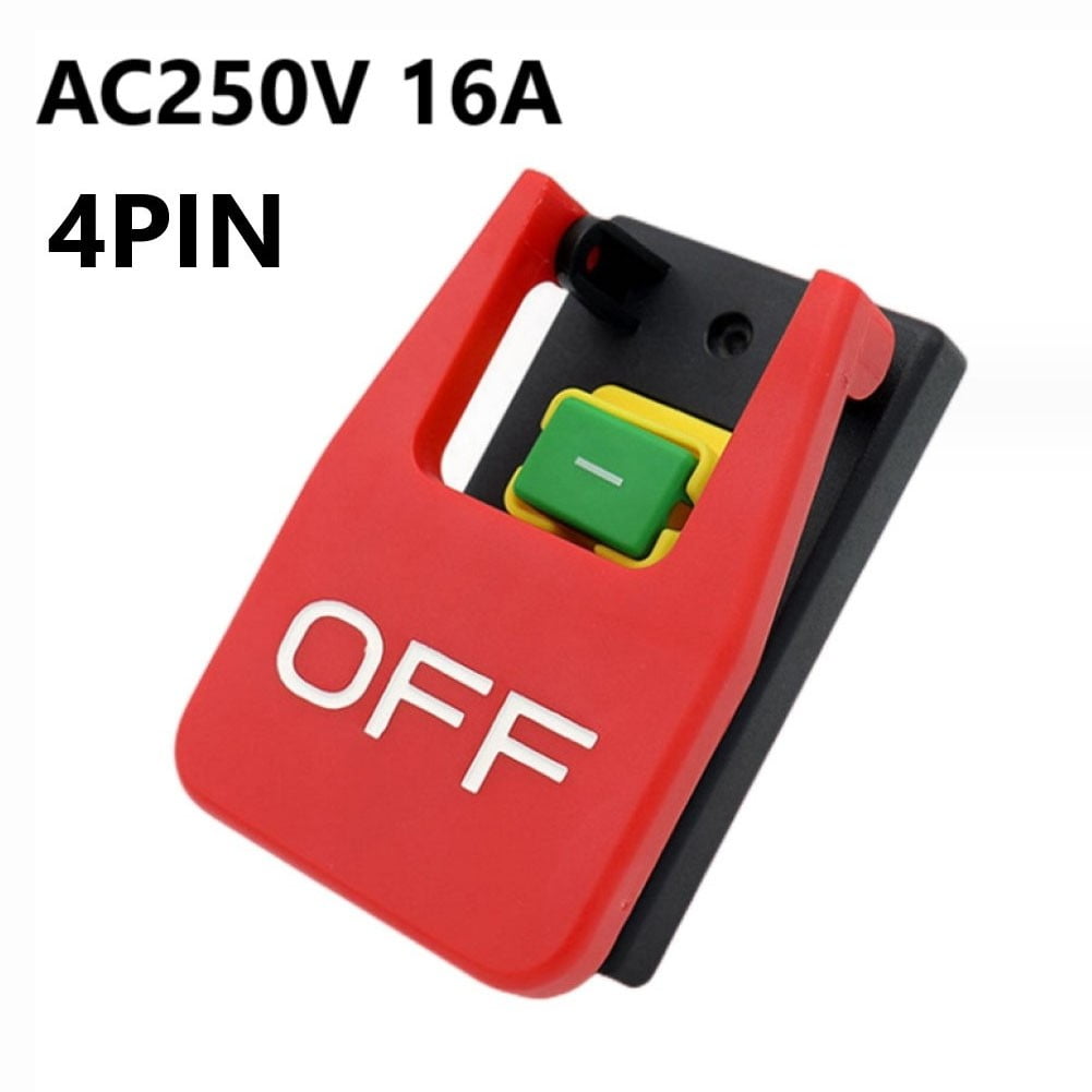Button Switch Electromagnetic Button Switch 5E4 Ac 250V Direct Plug-In ...