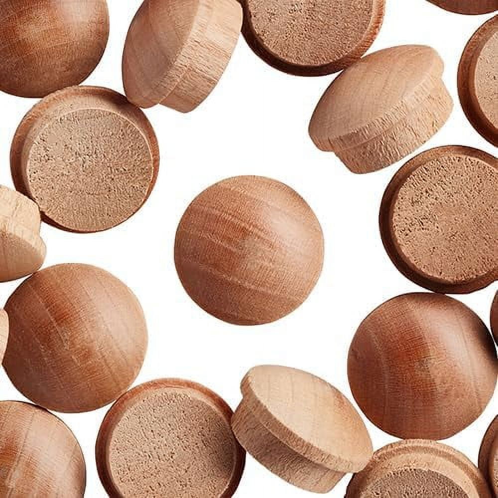 Button Top Wood Plugs, Woodworking Plugs, Can Be Sanded, Stained, or ...