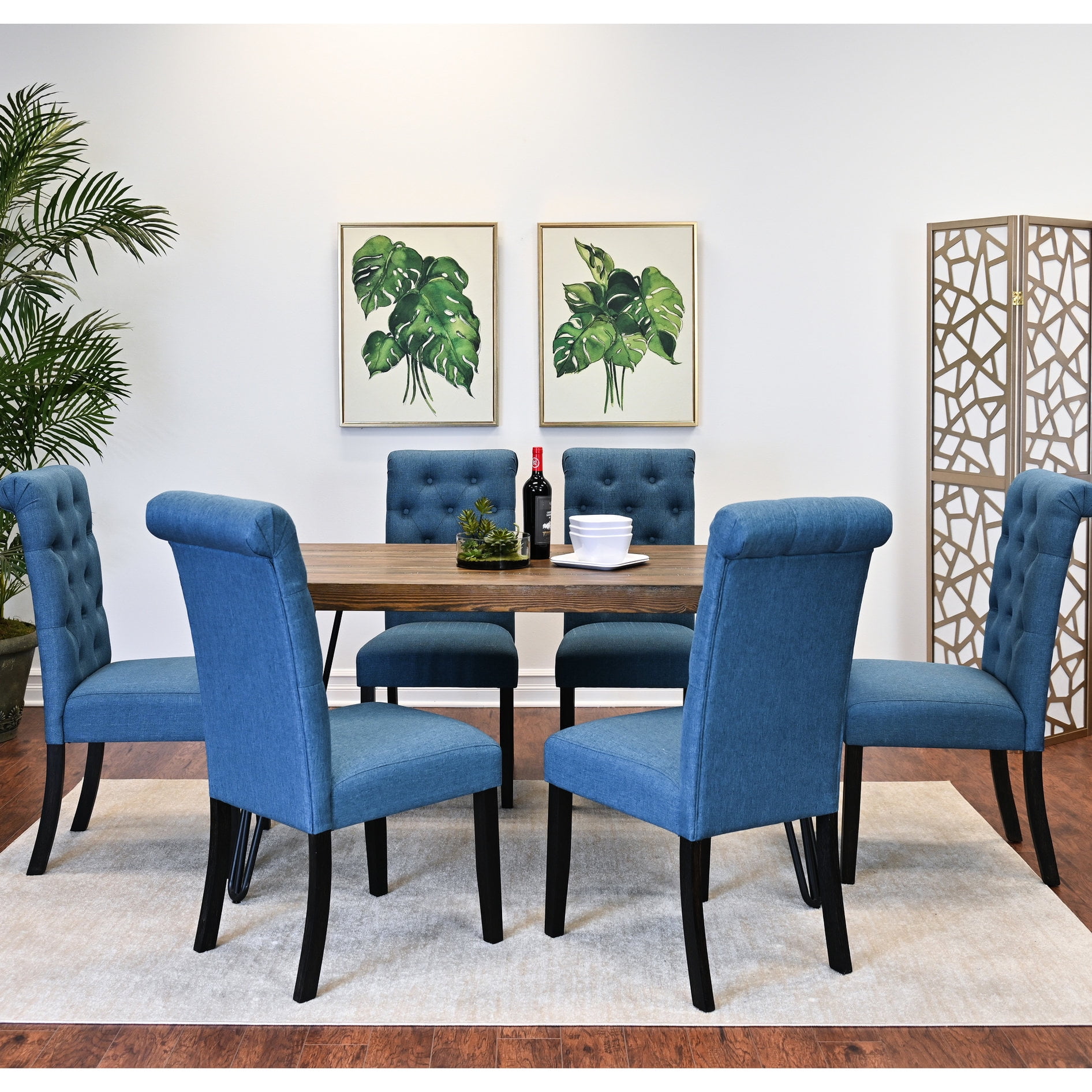 Button - Tufted Design Chairs+Well - Padded Comfort”-“Daily Meals ...