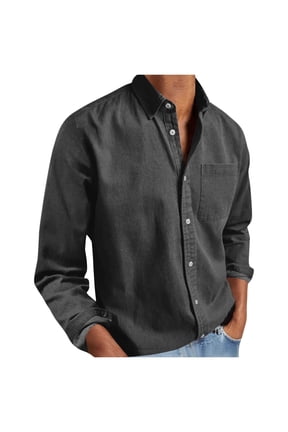 Men's Long Sleeve Button Up Shirts