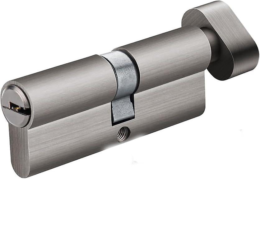 Button lock cylinder, full copper door lock cylinder with button, front ...