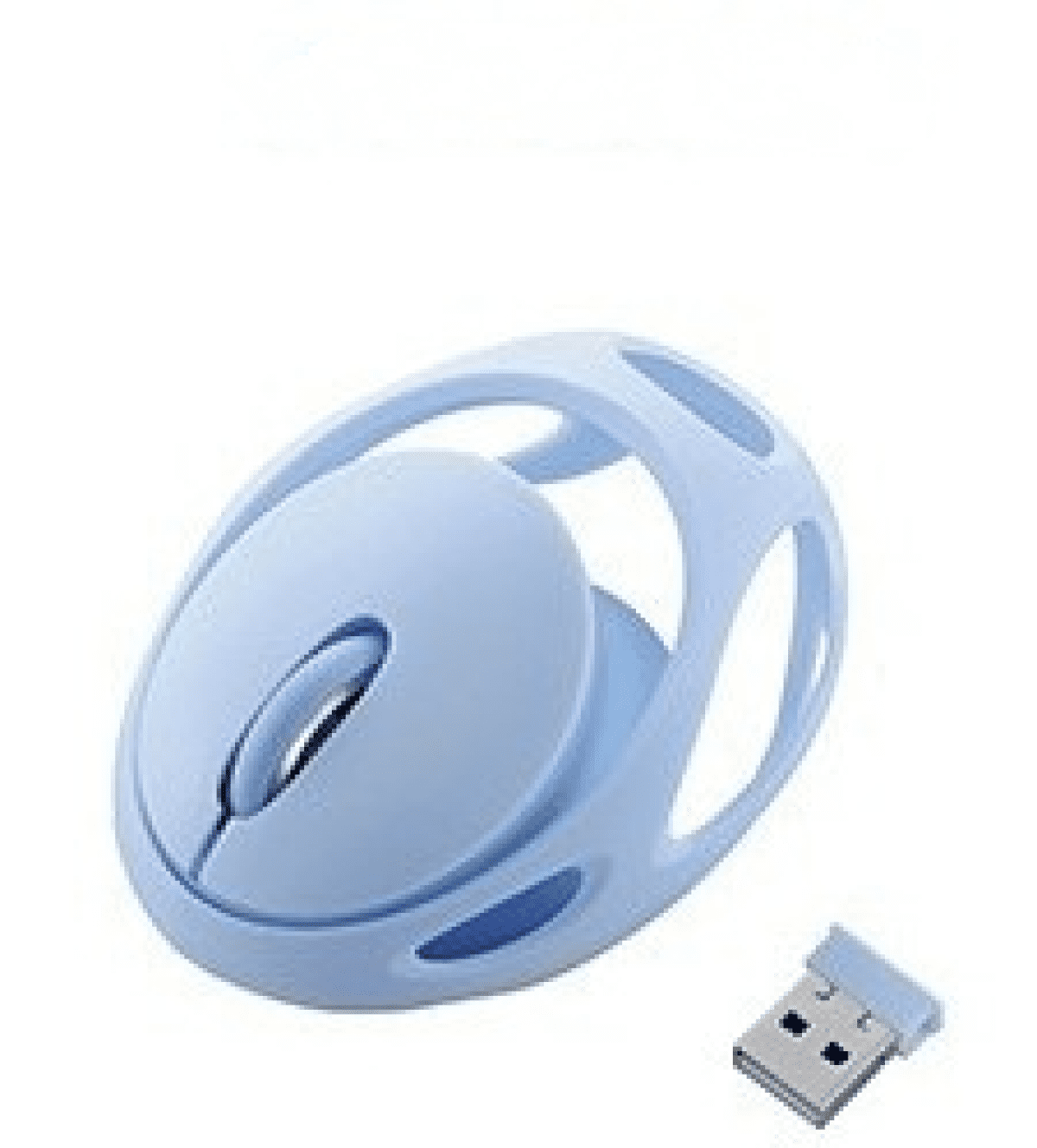 Button mute wireless charging egg cartoon mouse universal girls small ...