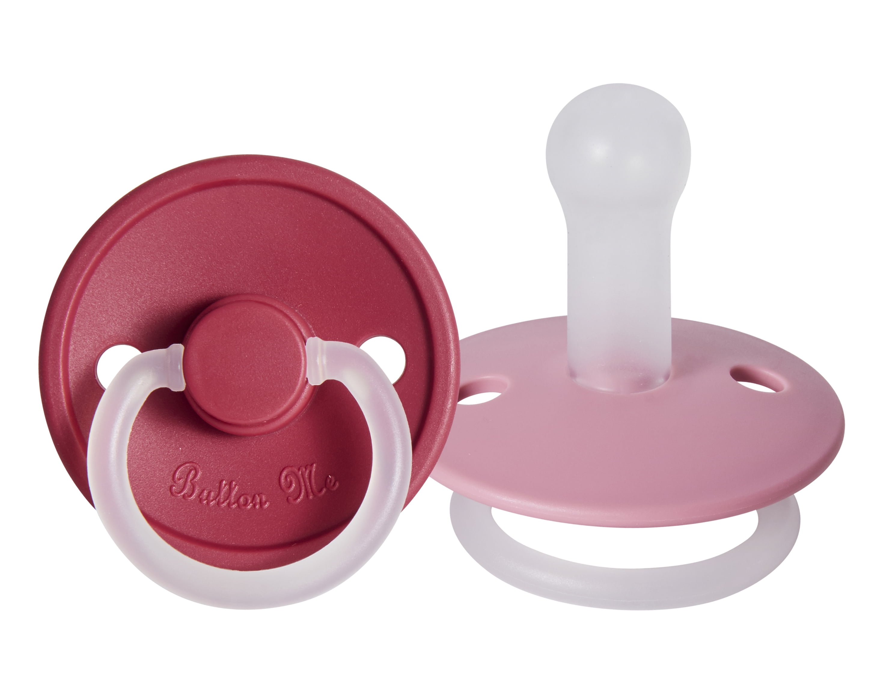 ButtonMe Baby Pacifier – Hospital-Grade Soft Silicone Infant Paci | 2 ...