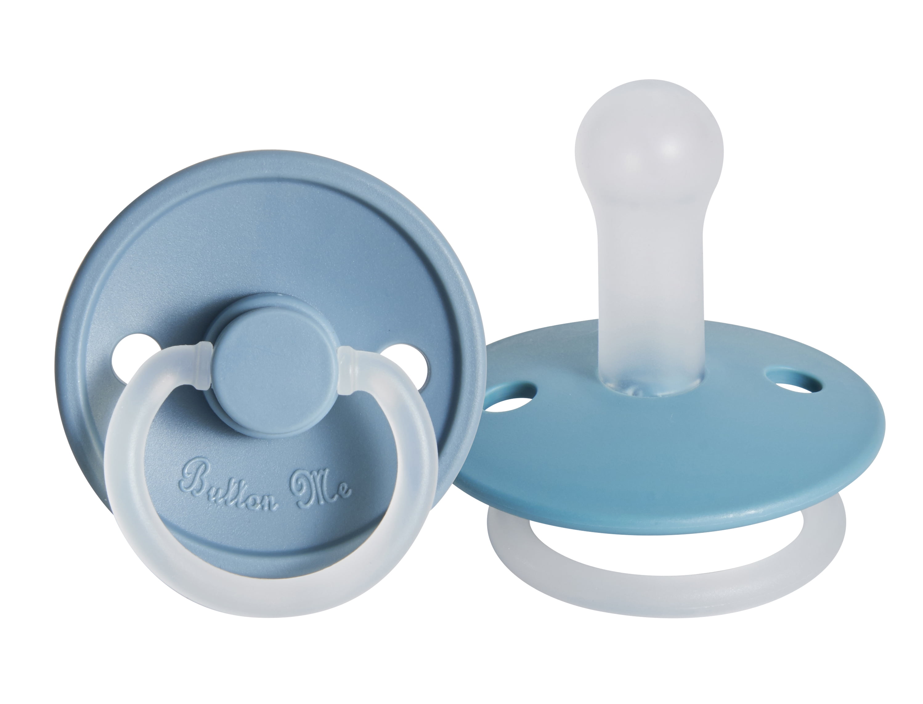 ButtonMe Baby Pacifier – Hospital-Grade Soft Silicone Infant Paci ...