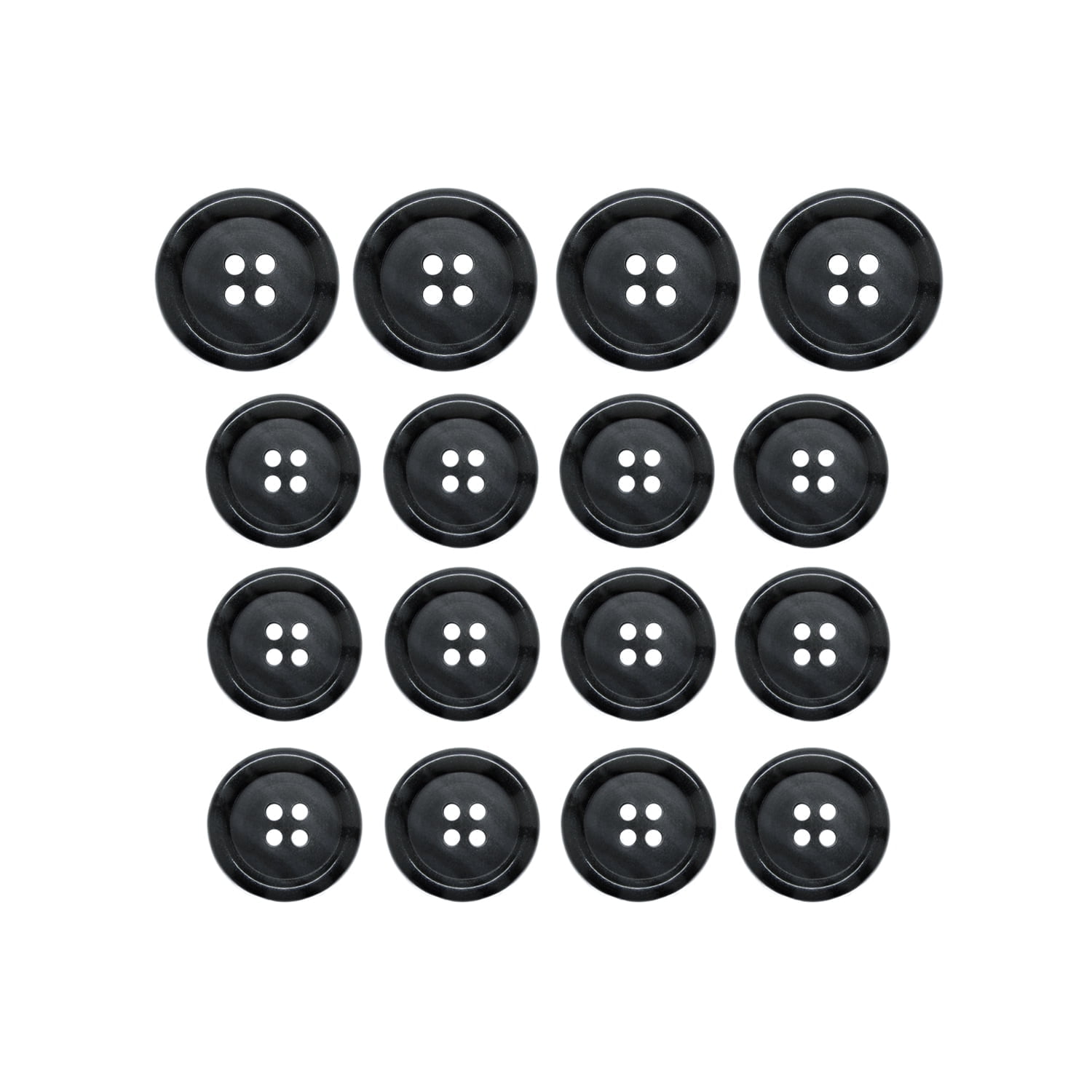 ButtonMode Luxury Suit Buttons 16pc Set includes 4 Buttons measuring ...