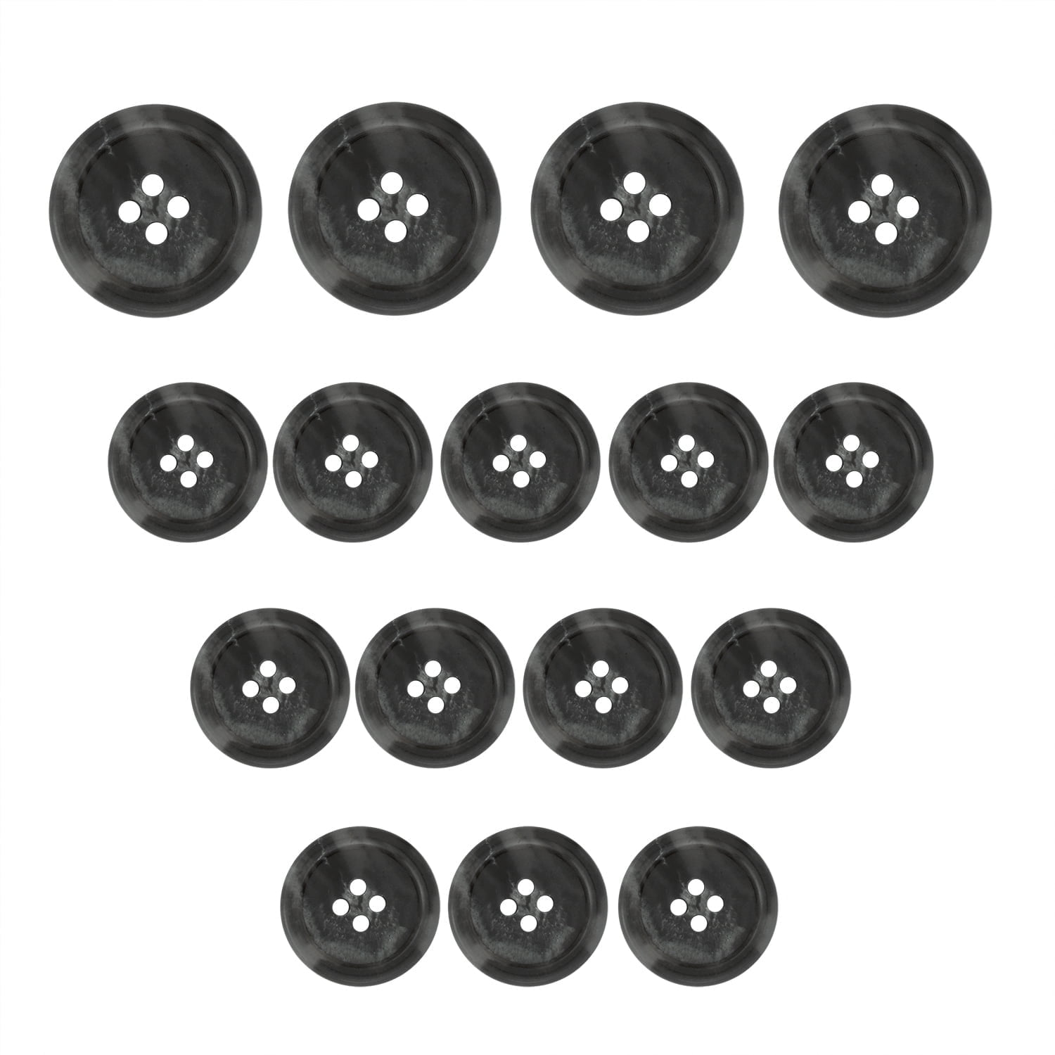 ButtonMode Regular Suit Buttons 16pc Set includes 4 Buttons measuring ...