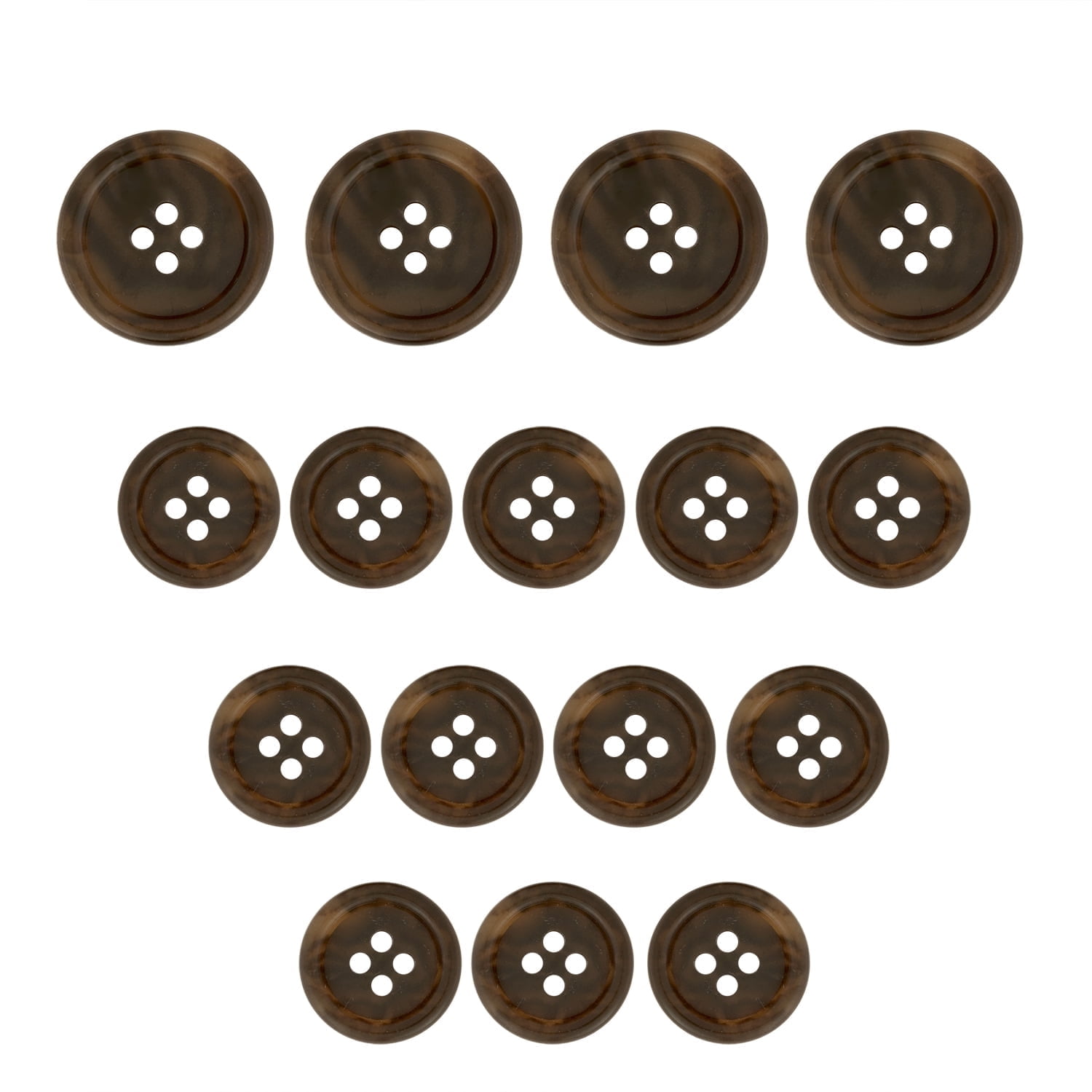ButtonMode Regular Suit Buttons 16pc Set includes 4 Buttons measuring ...