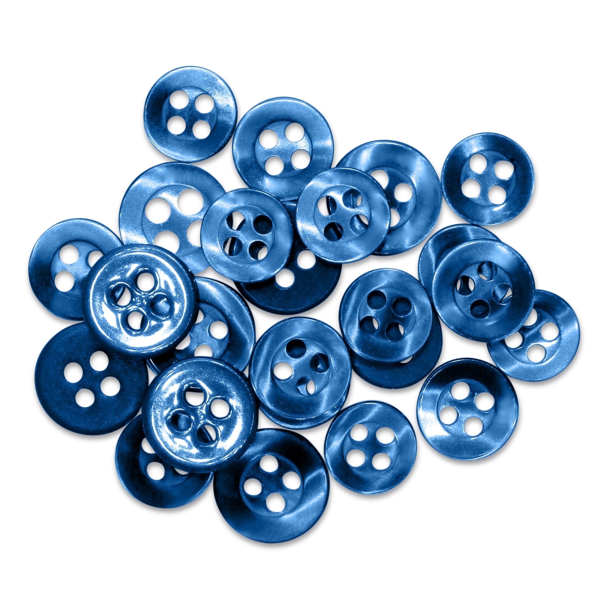 ButtonMode Replacement Shirt Buttons 22pc Set Has 8 Front (11mm or 7/16 ...