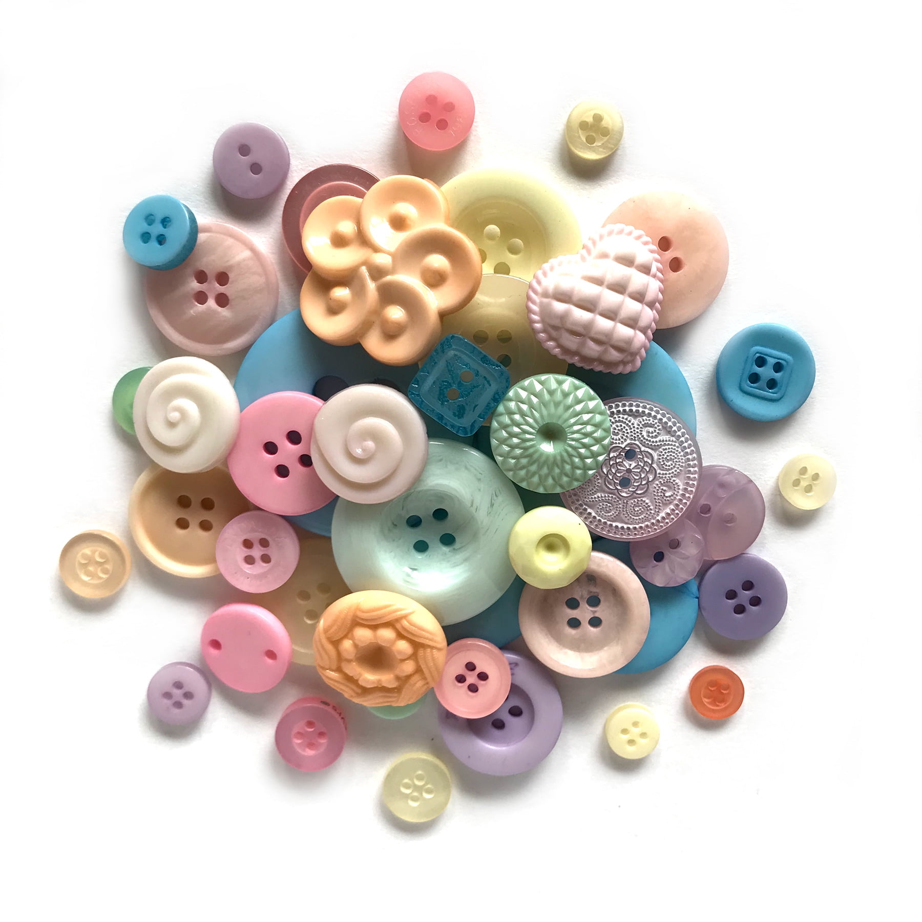 Buttons Galore Assorted Colors Grab Bag with Craft and Sewing Buttons ...