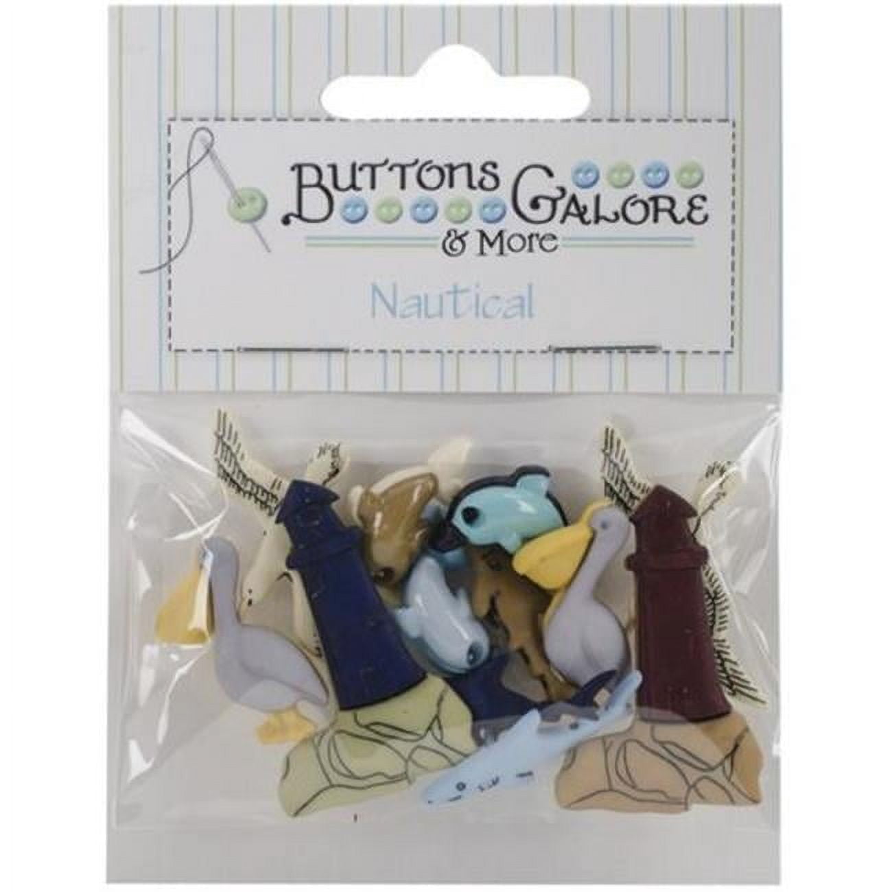 Buttons Galore BTP-4266 Button Theme Pack - On The Cape - Walmart ...